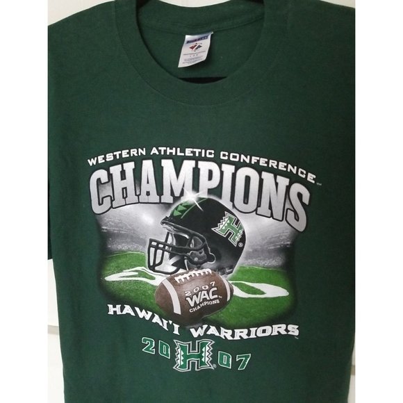 Jerzees | Shirts | U Of Hawaii Rainbow Warrior Football 207 Wac ...